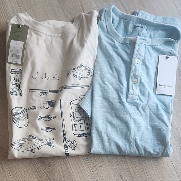 Goodfellow & Co | Shirts | Goodfellow Co Blue Henley Shirt For Kids ...